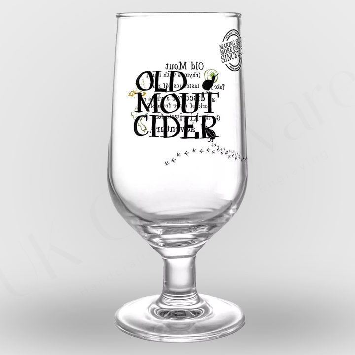 Old Mout Pint Glass - 20oz Cider Chalice – UK Glassware