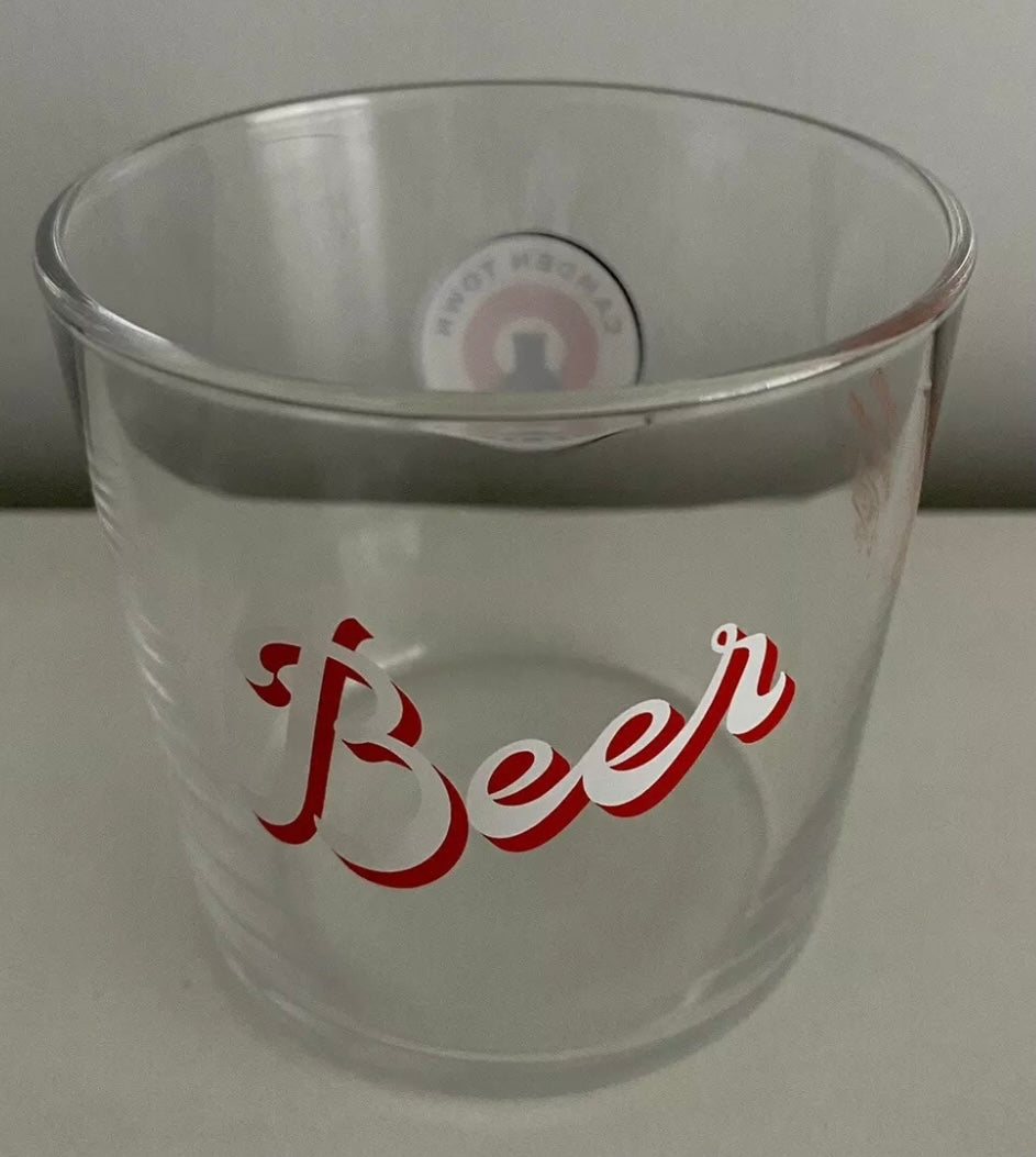 Camden Town 10oz stubby HALF pint glass – UK Glassware