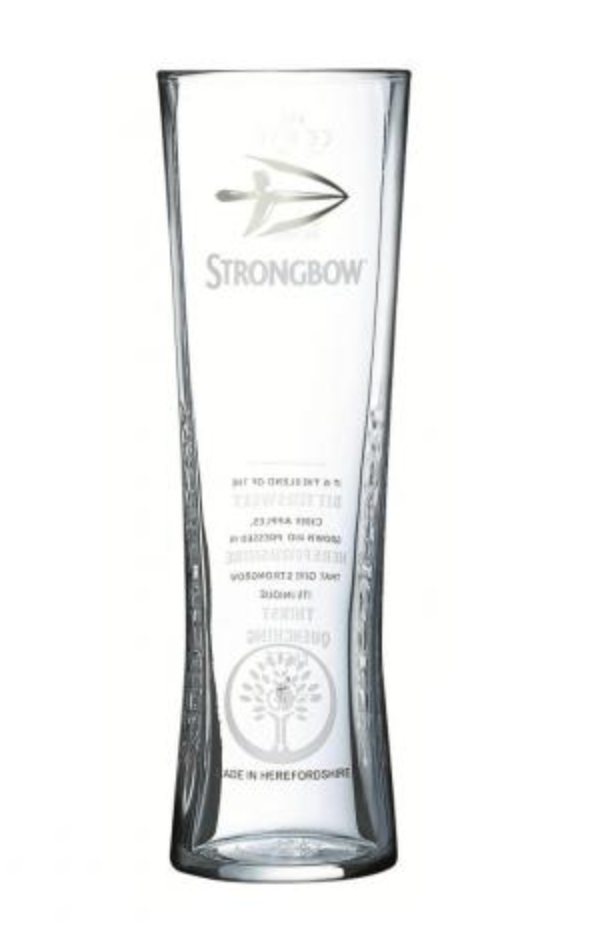 STRONGBOW CIDER GLASS – PINT/20oz – UK Glassware