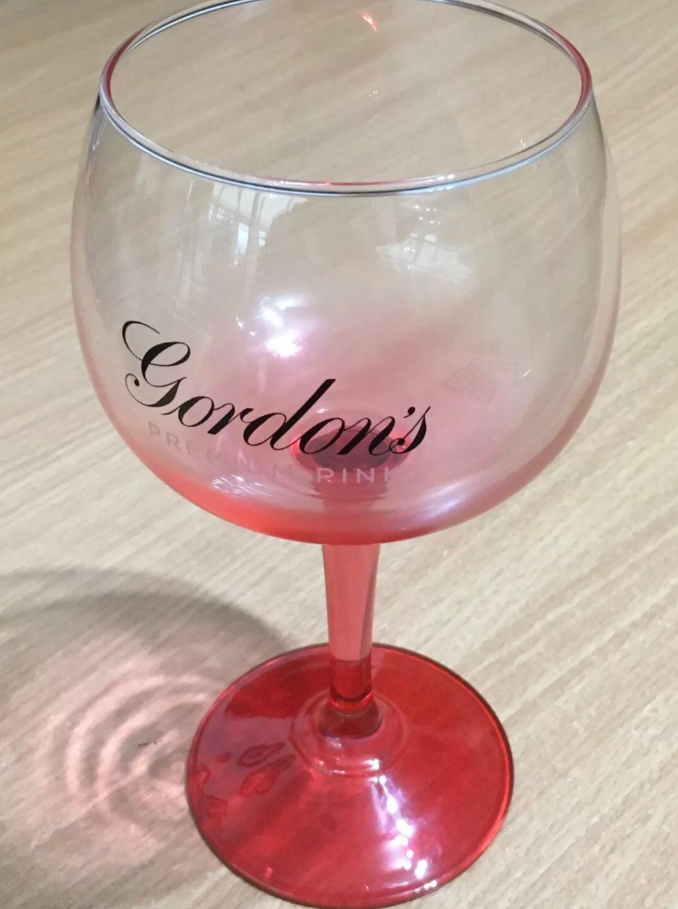 GORDON'S PINK GIN GLASS – UK Glassware